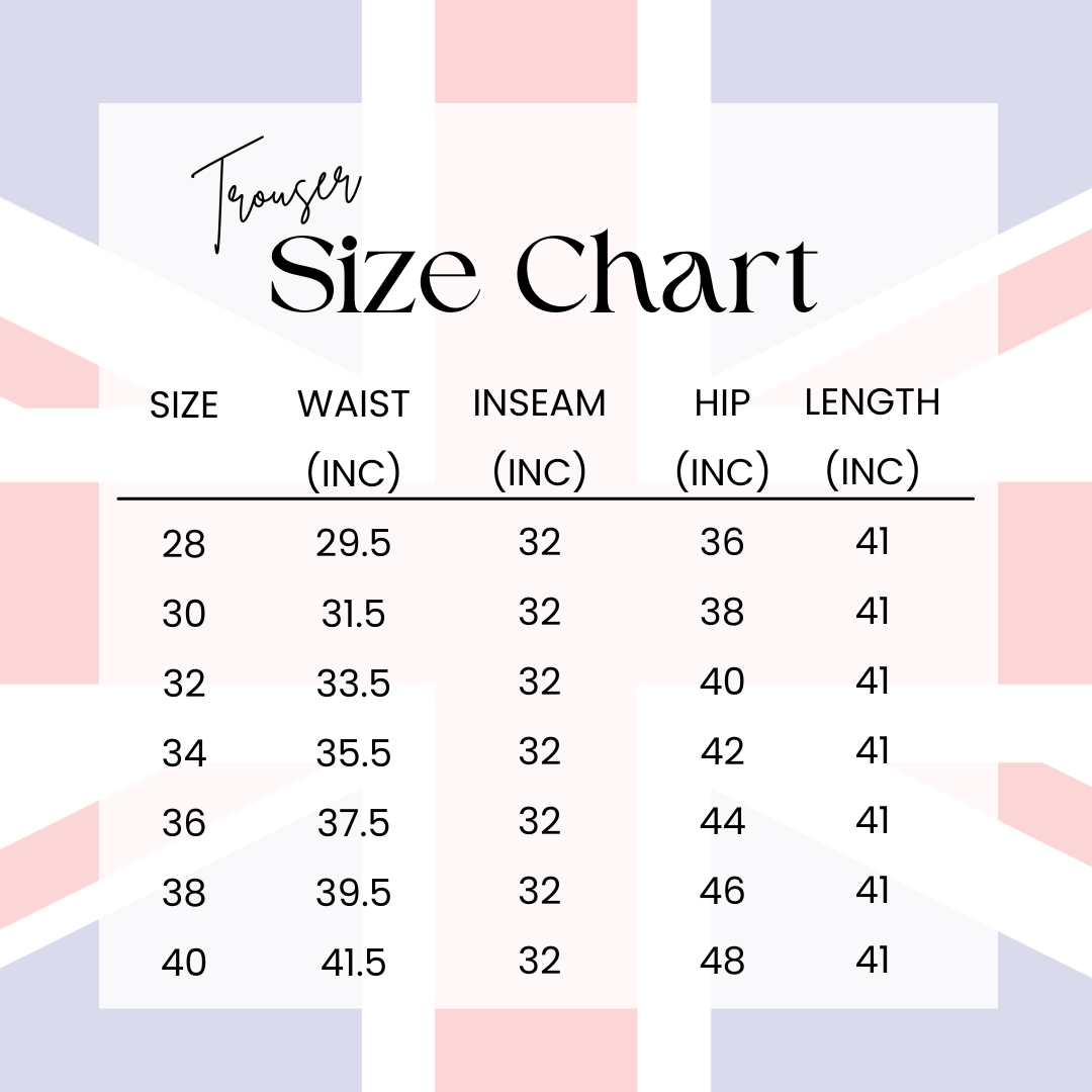 Size Chart for Jeans – Double Two